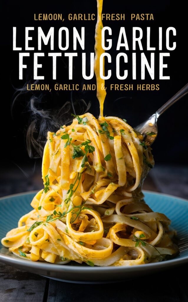 Lemon Garlic Herb Fettucine - Palate-Pleasing Pasta Recipe | Nutrify ...