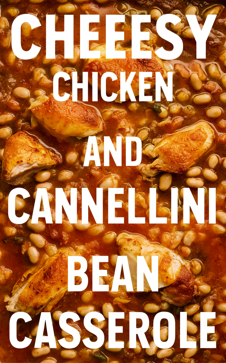 Cheesy Chicken and Cannellini Bean Casserole | Nutrify Recipe App
