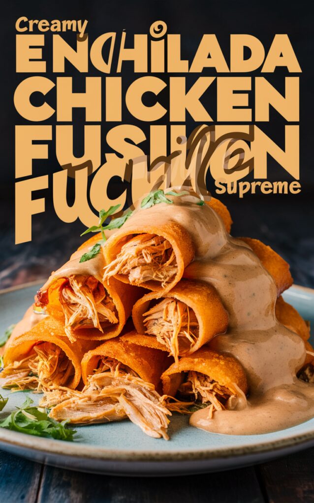 Creamy Enchilada Chicken Fusion Supreme - Stunning | Nutrify Recipe App