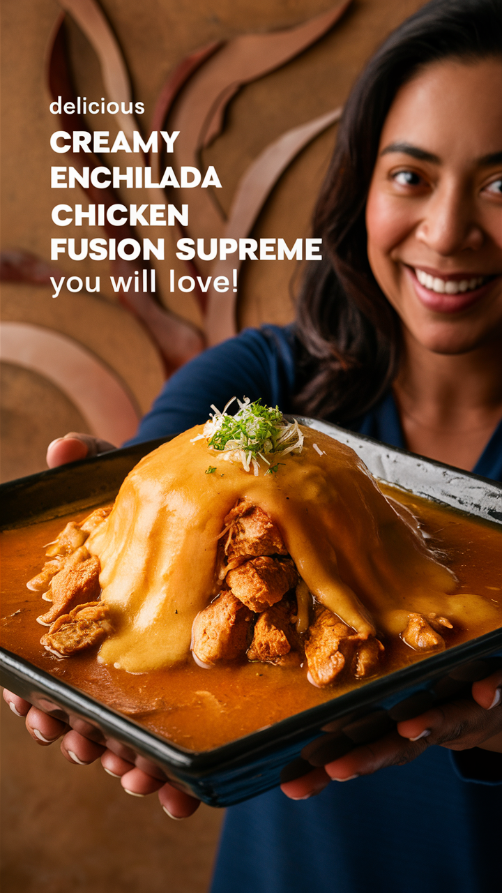 Creamy Enchilada Chicken Fusion Supreme - Stunning | Nutrify Recipe App