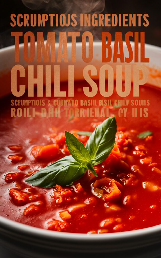 Delicious Tomato Basil Chili Soup | Nutrify Recipe App