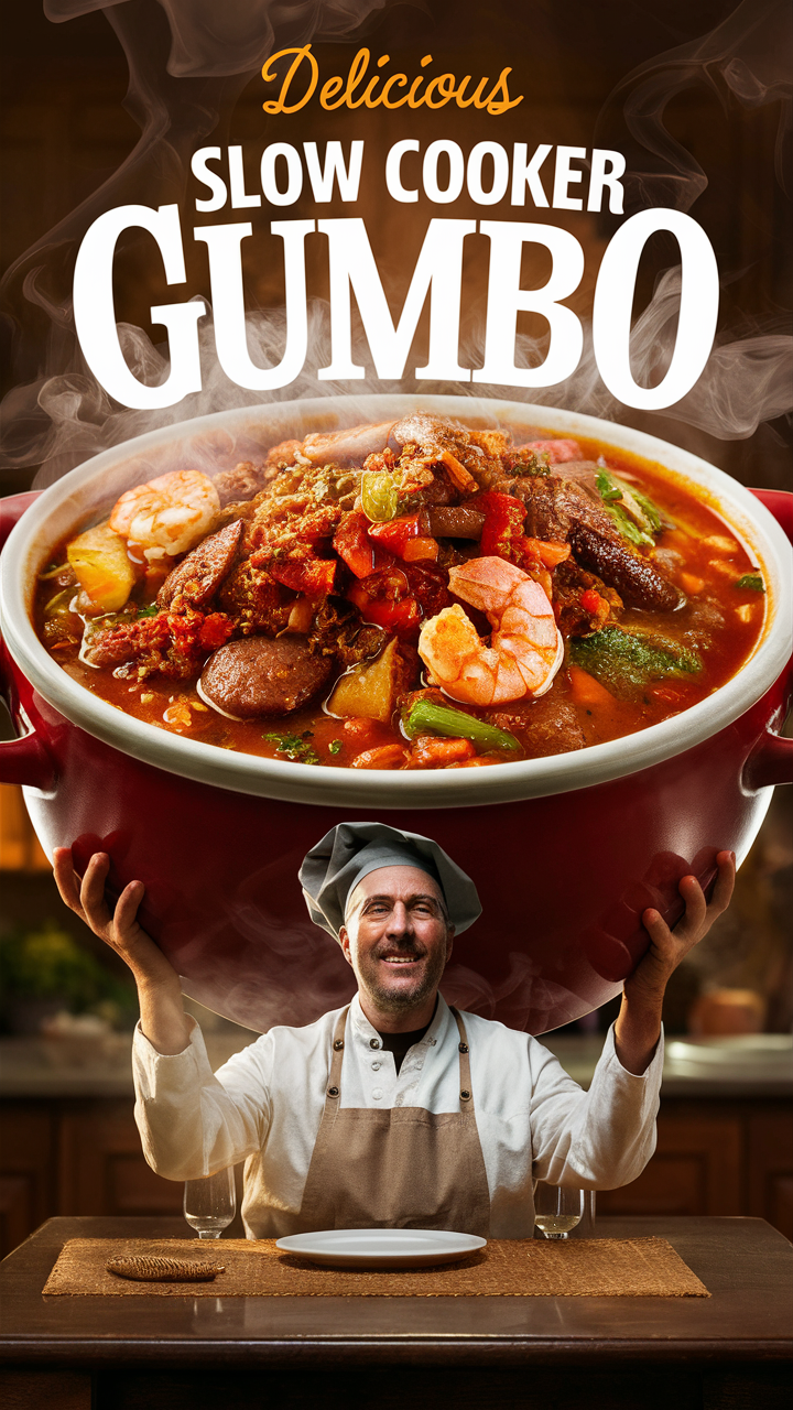 Slow Cooker Cajun Gumbo | Nutrify Recipe App