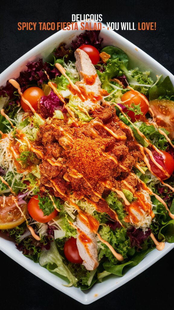 Spicy Taco Fiesta Salad | Nutrify Recipe App