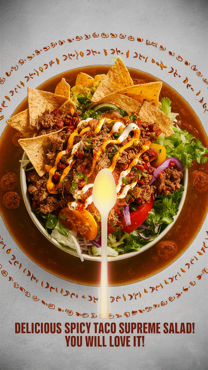 Spicy Taco Supreme Salad | Nutrify Recipe App