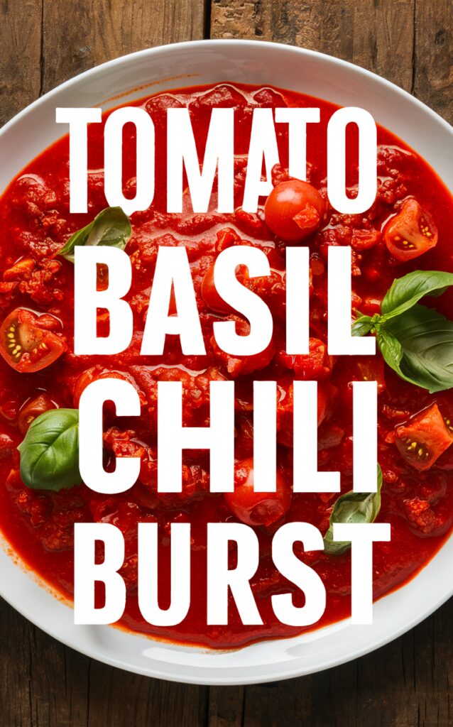 Tomato Basil Chili Explosion - Delicious and Flavorful | Nutrify Recipe App