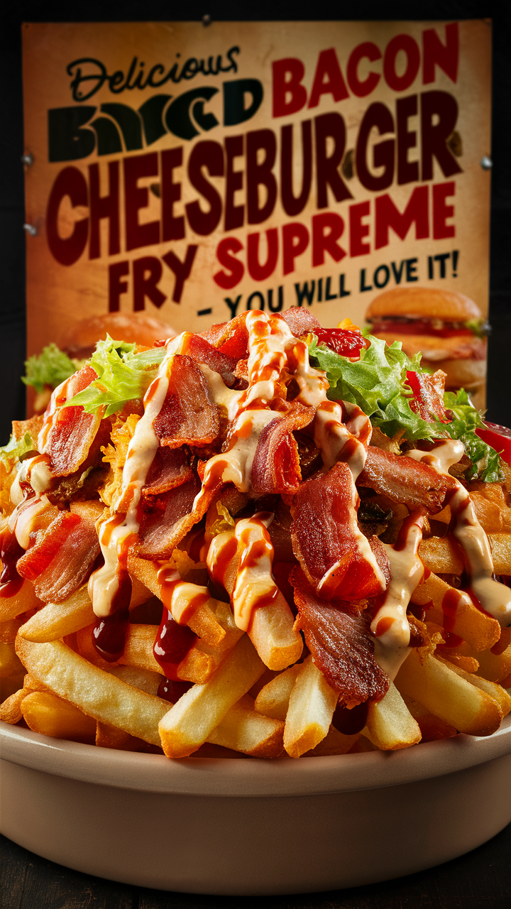 Bacon Cheeseburger Fry Supreme - THE BEST Ever! | Nutrify Recipe App