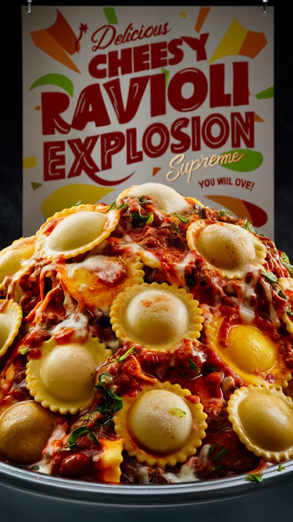 Cheesy Ravioli Explosion Supreme: A Palate-Pleasing Delight | Nutrify ...