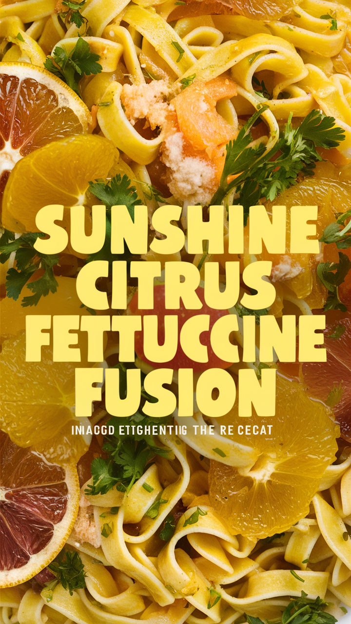 Sunshine Citrus Fettuccine Fusion | Nutrify Recipe App