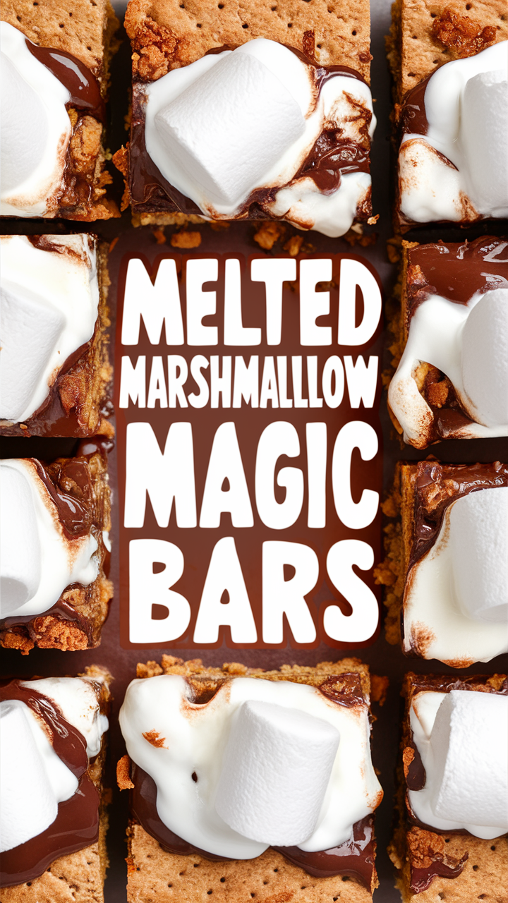 Melted Marshmallow Magic Bars | Nutrify Recipe App