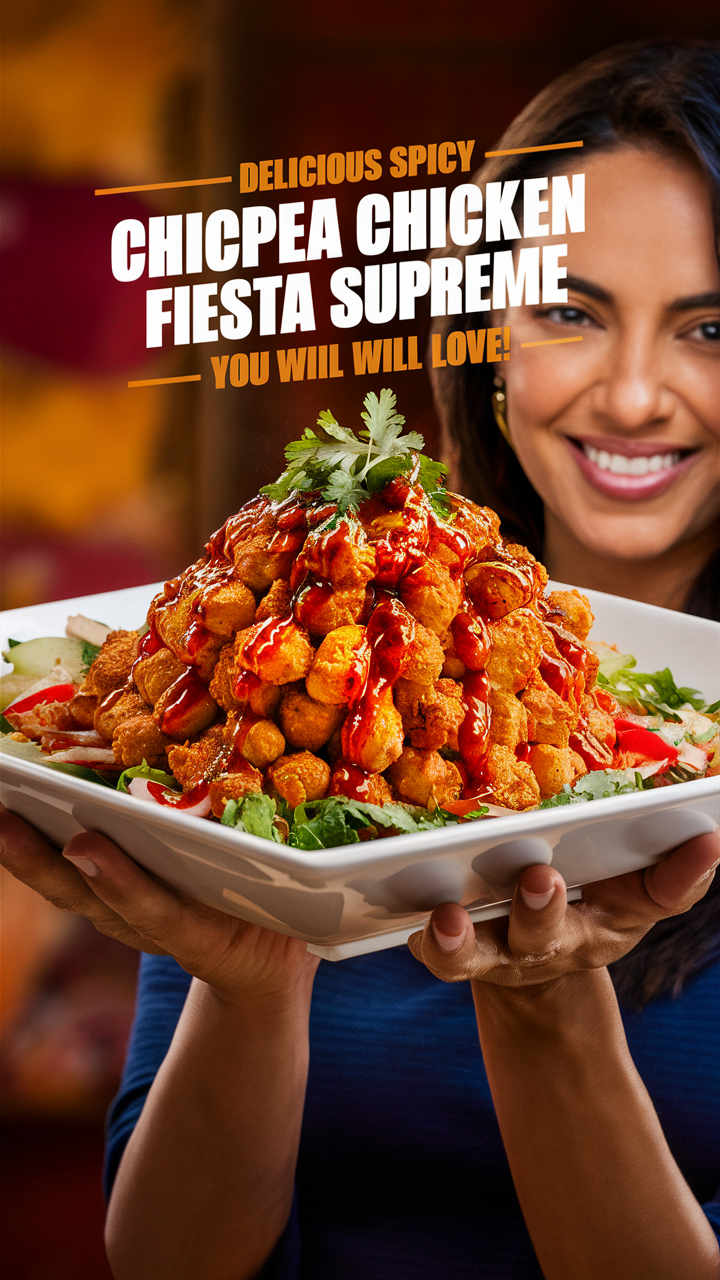 Spicy Chickpea Chicken Fiesta Supreme | Nutrify Recipe App